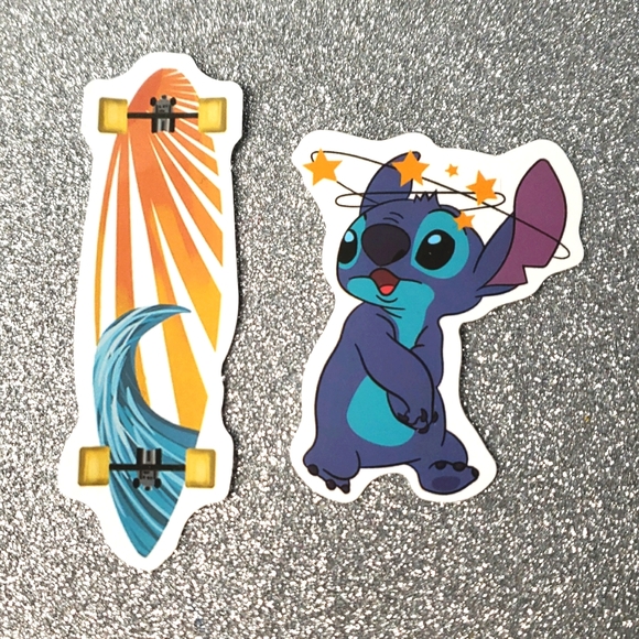 art class | Design | 10 Lilo And Stitch Sticker Waterproof Disney ...